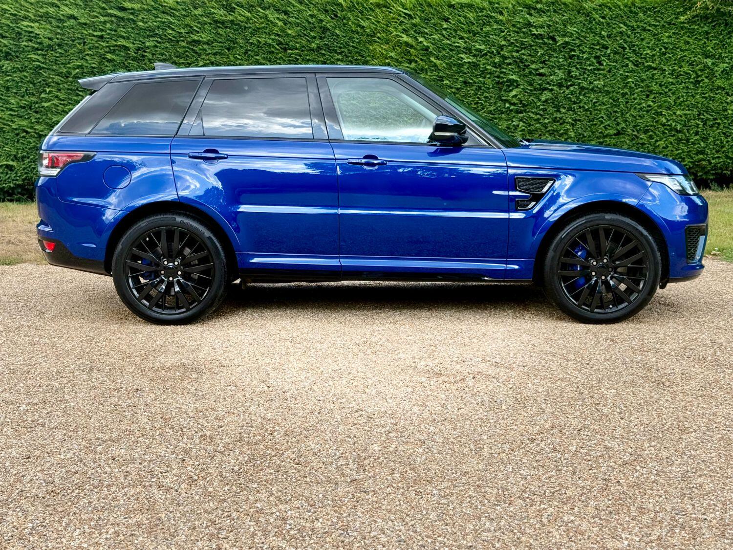 Used LAND ROVER RANGE ROVER SPORT 2017 Blue for sale - £34850 in ...