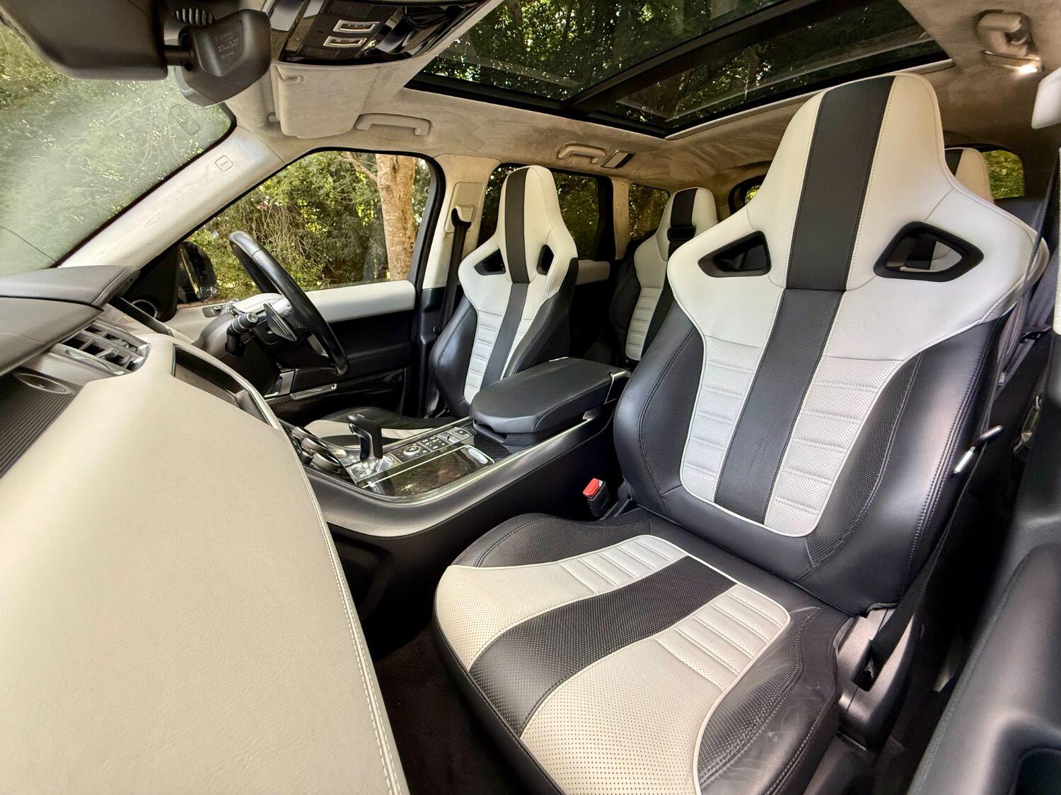 Used LAND ROVER RANGE ROVER SPORT 2017 Blue for sale - £34850 in ...