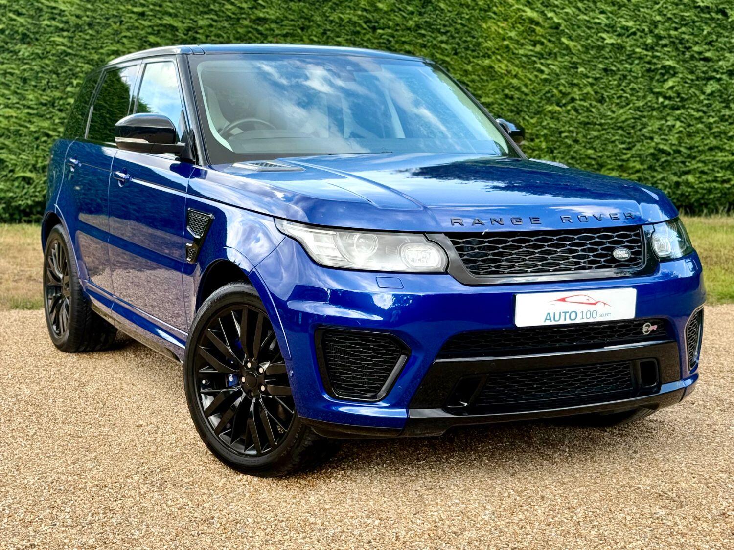 Used LAND ROVER RANGE ROVER SPORT 2017 Blue for sale - £34850 in ...