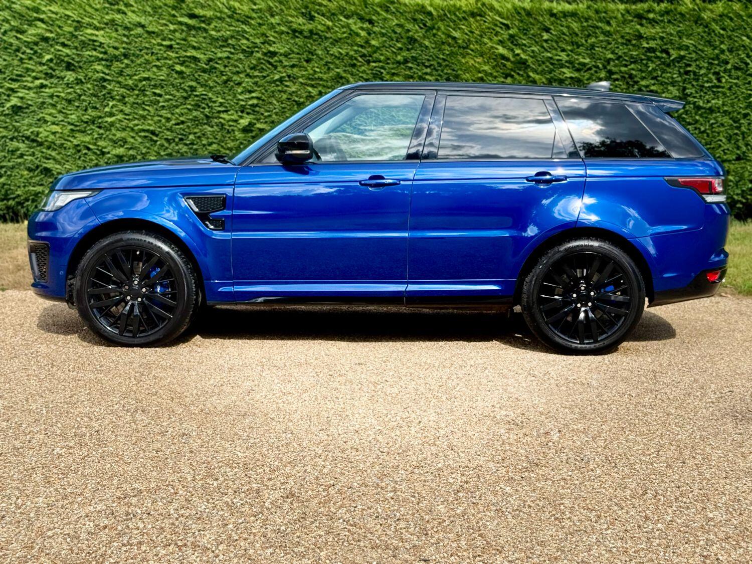 Used LAND ROVER RANGE ROVER SPORT 2017 Blue for sale - £34850 in ...